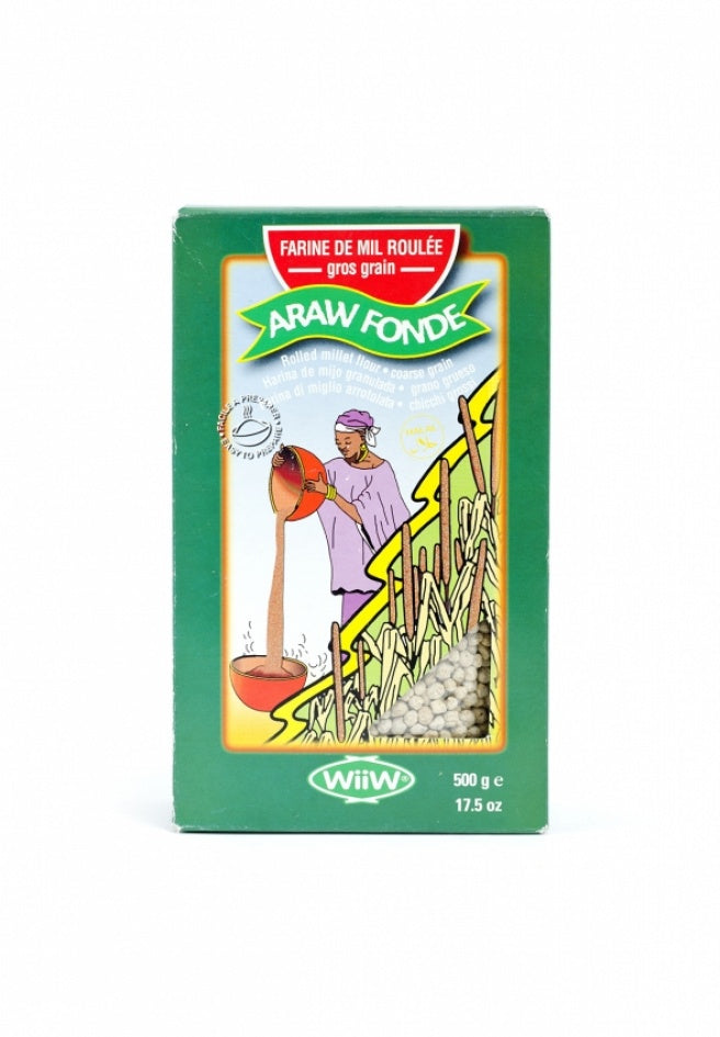 WiiW Araw Fonde Farine de Mil Gros Grain 350g
